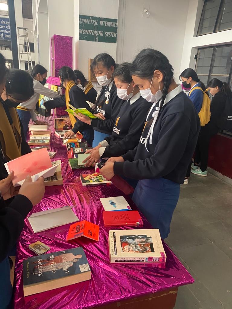Sister Library visits Kohima College. - Kohima College