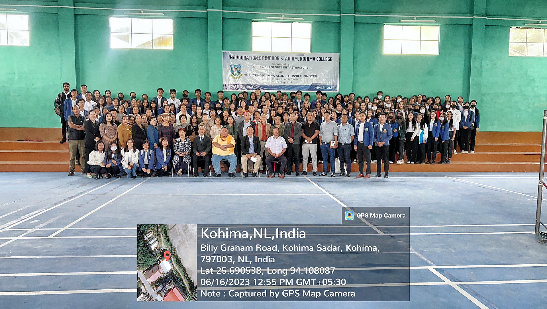 Inauguration of UGC-Sponsored Indoor Stadium - Kohima College