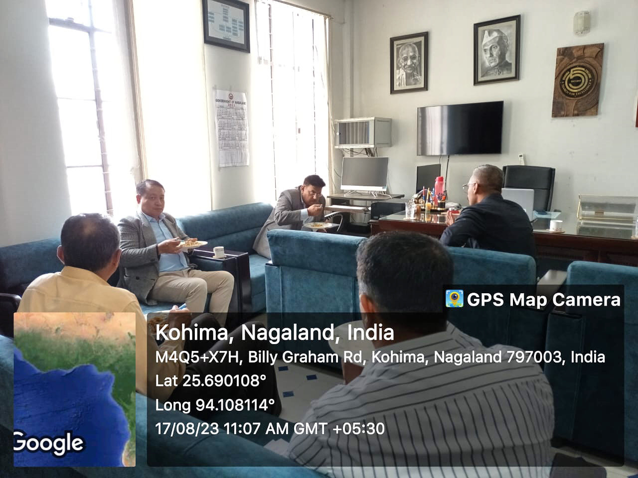 Brigadier PS Sangwan (NCC) visits KCK | Kohima College