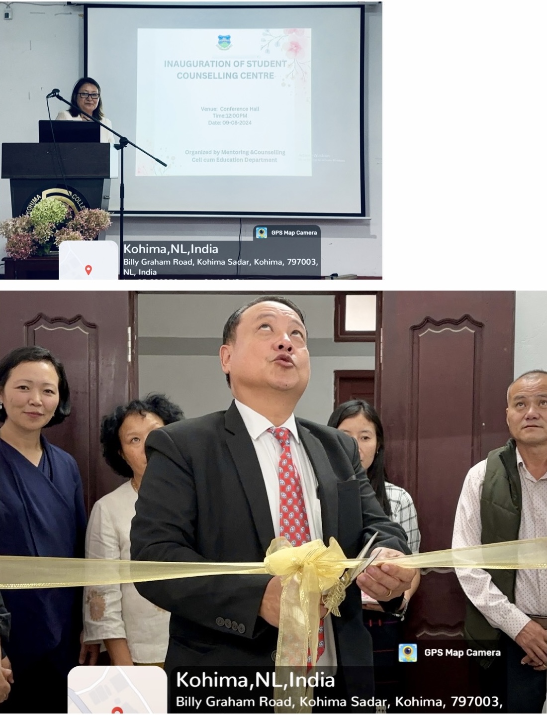 Inauguration of Student Counselling Centre at KCK - Kohima College